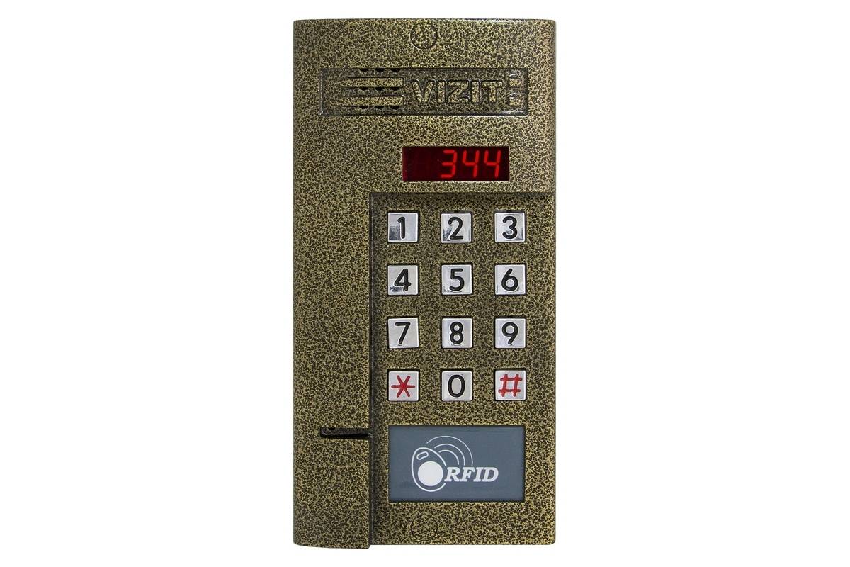 Блок вызова видеодомофона VIZIT БВД-344F — купить по цене 4009 руб. в ...